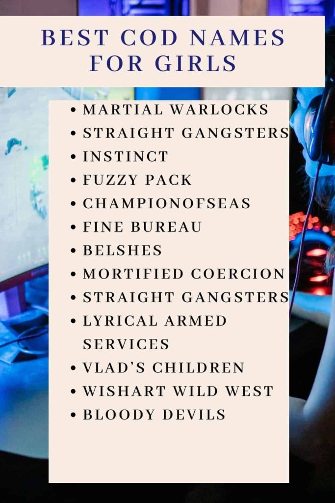 100+ Best Call Of Duty Names : Cool, Unique & Funny - Kids and Clicks