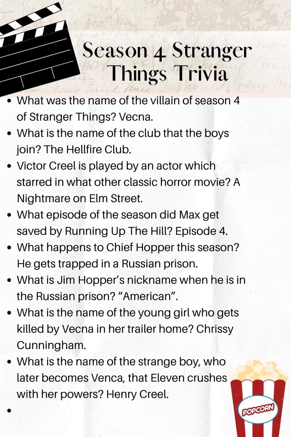 30+ Best Stranger Things Trivia With Answers - Kids and Clicks