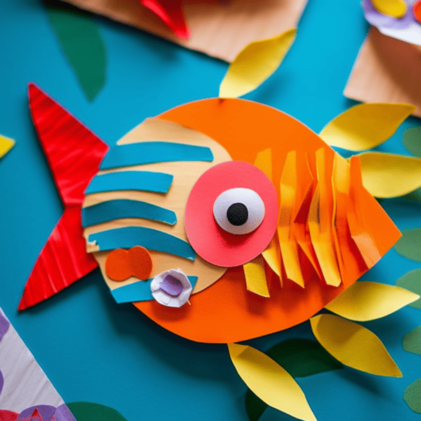 Simple fish craft for kids - Summer fun! - Kids and Clicks
